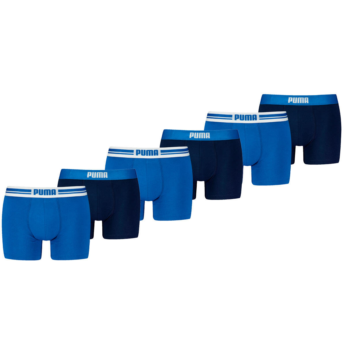 Boxershorts Everyday Placed Logo 6-pack True Blue | Decathlon