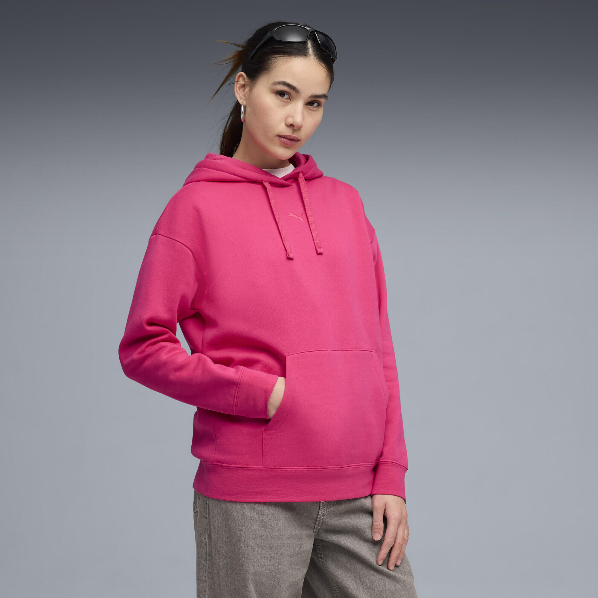 Essentials Fleece Relaxed Hoodie Damen PUMA | Decathlon