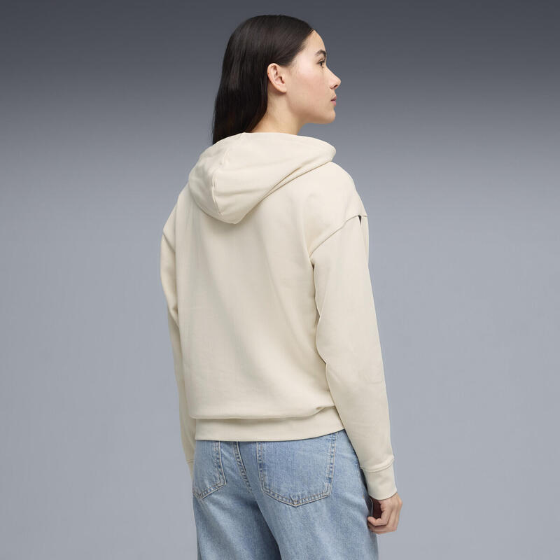 PUMA - Pulover femei mâneci imprimeu leopard Essentials Graphics Animal ...