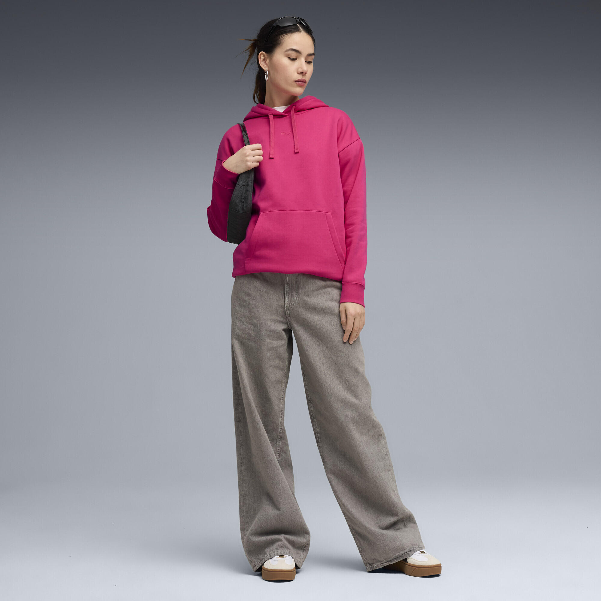 Essentials Fleece Relaxed Hoodie Damen PUMA | Decathlon