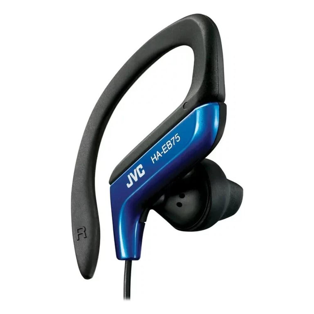 JVC Adjustable Sport Clip Earphones - Blue, HA-EB75 | Decathlon