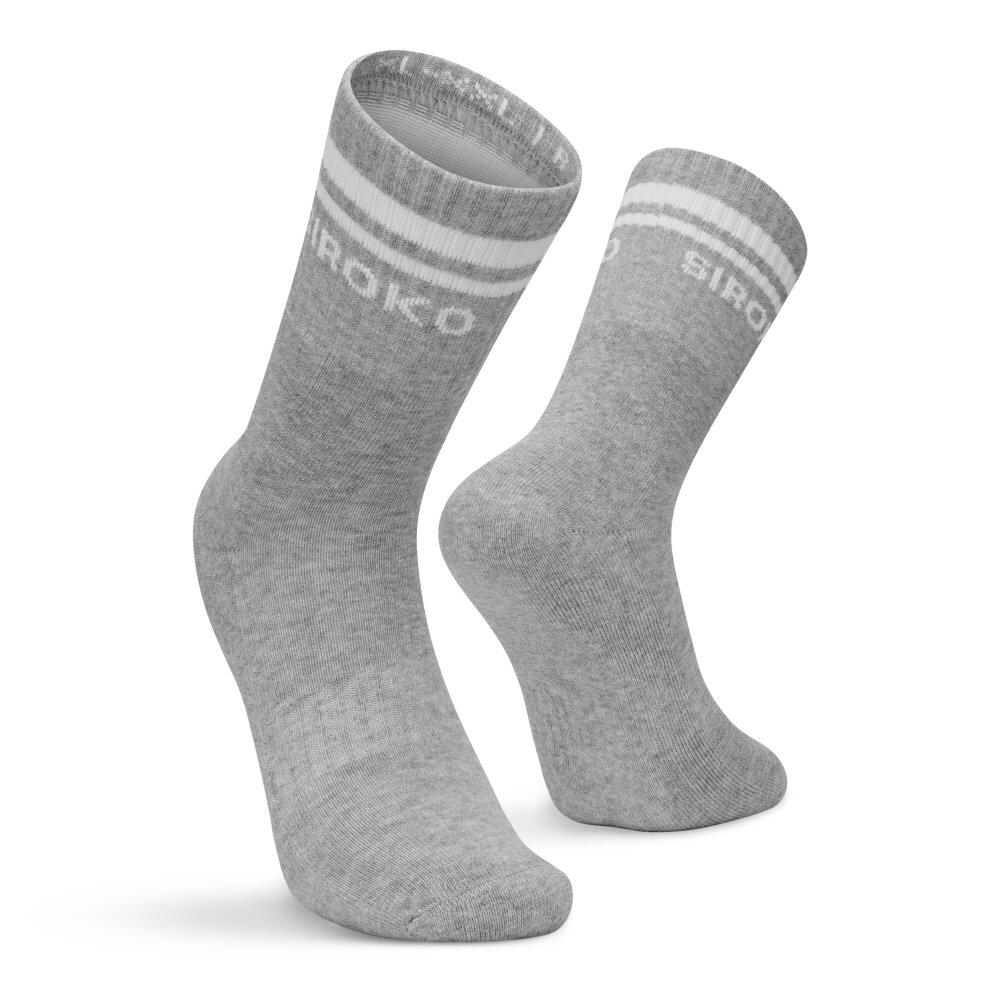 Men & Women Fitness Sports crew socks 3-pack Tribe Black SIROKO | Decathlon