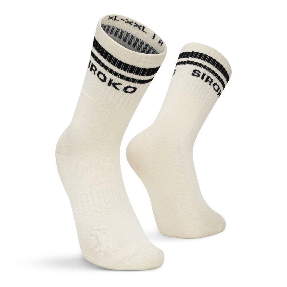 Men & Women Fitness Sports crew socks 3-pack Tribe Black SIROKO | Decathlon