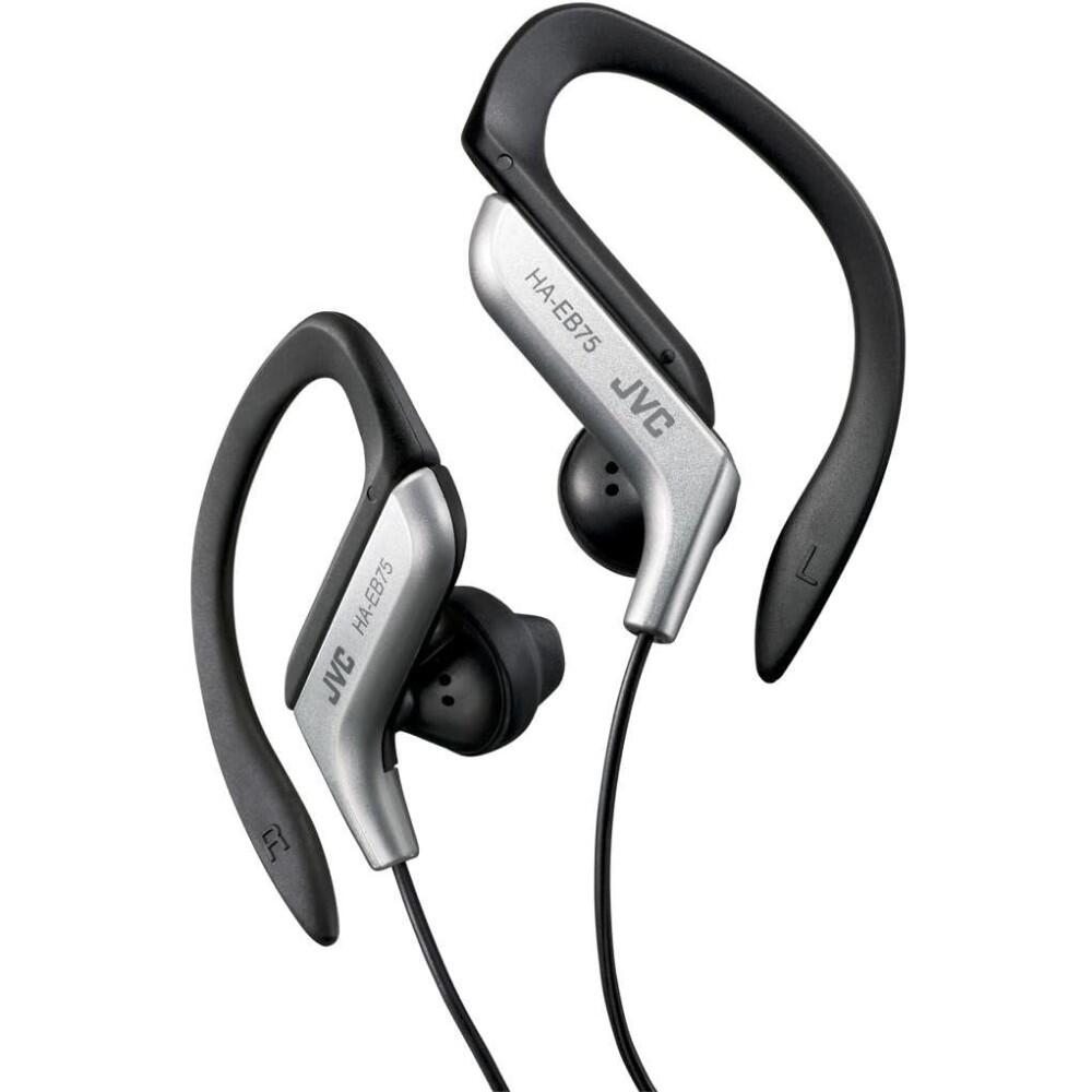 JVC In-Ear Sweat Resistant Sports Headphones - Silver, HA-EB75 | Decathlon