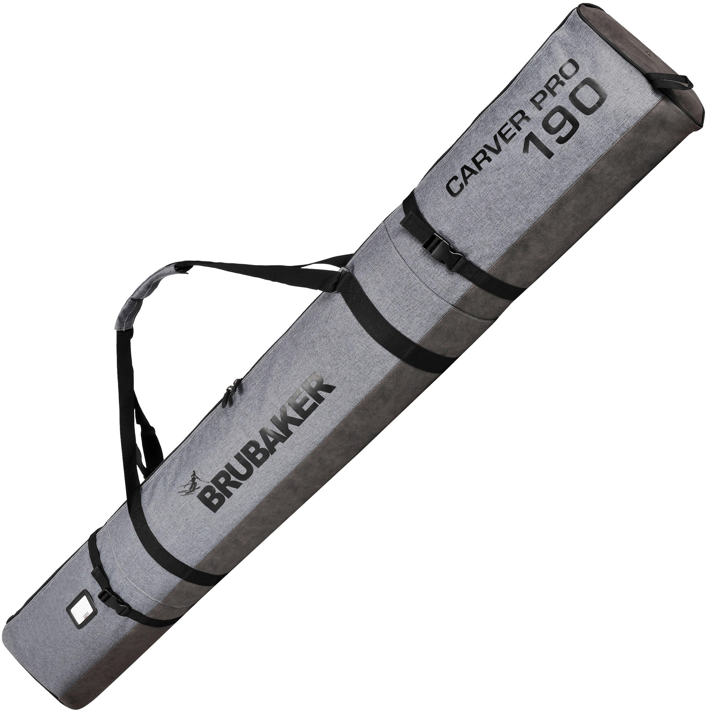 BRUBAKER Carver Performance skitas 170 cm grijs gemêleerd/zwart | Decathlon