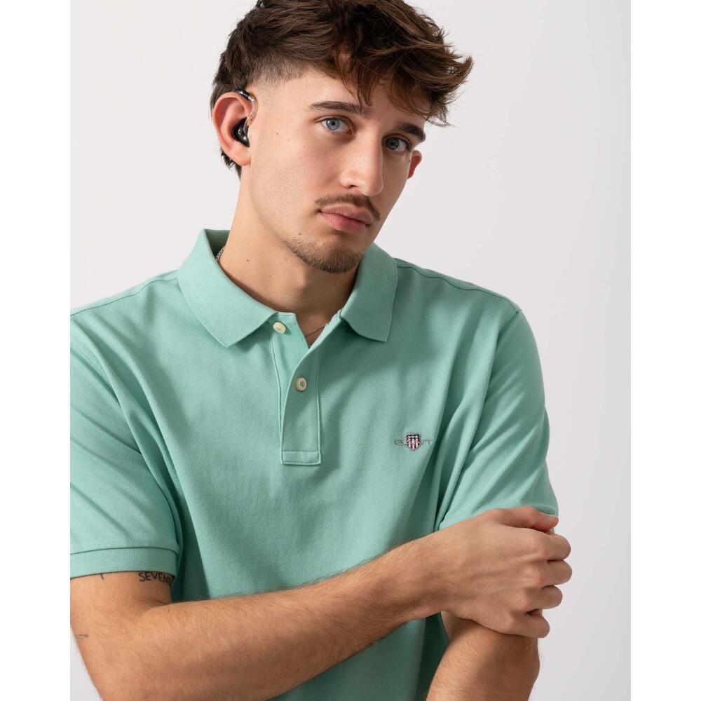 Mens Training Polo Shirt Shield Logo Short Sleeve | Decathlon