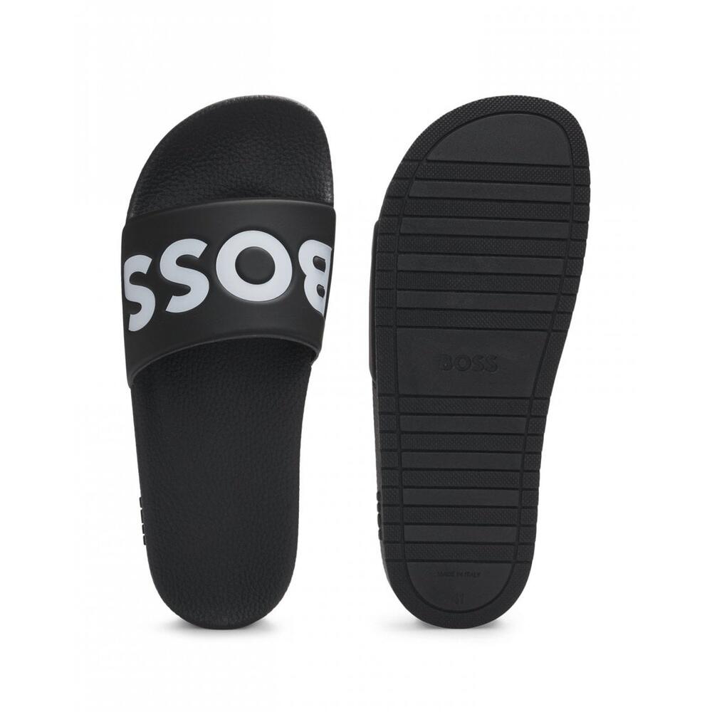 Mens Poolside Sliders Large Logo Detail Aryeh | Decathlon