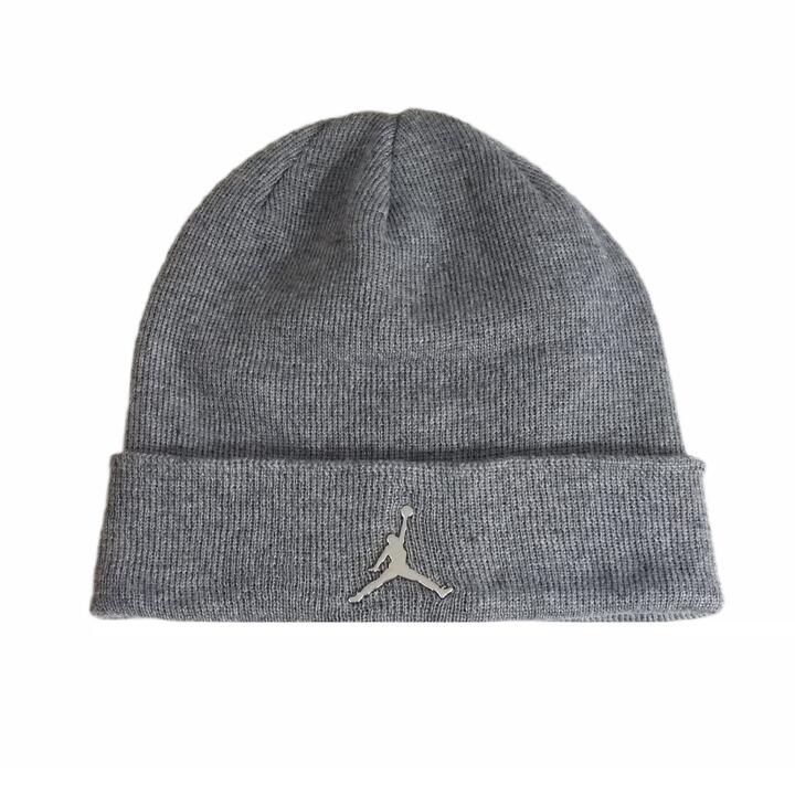 Czapka zimowa Air Jordan Cuffed Beanie Carbon Heather Szara - 9A0063 ...