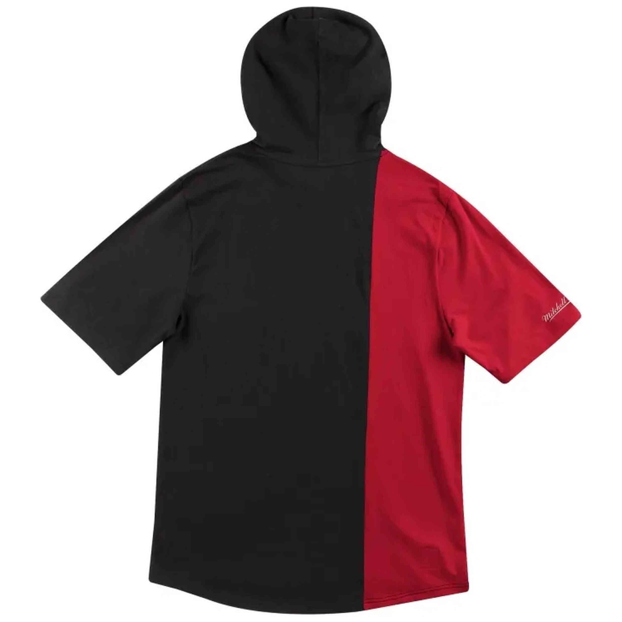 Felpa con cappuccio Mitchell & ness modello HDSSAJ19008-CBUBKRD per ...