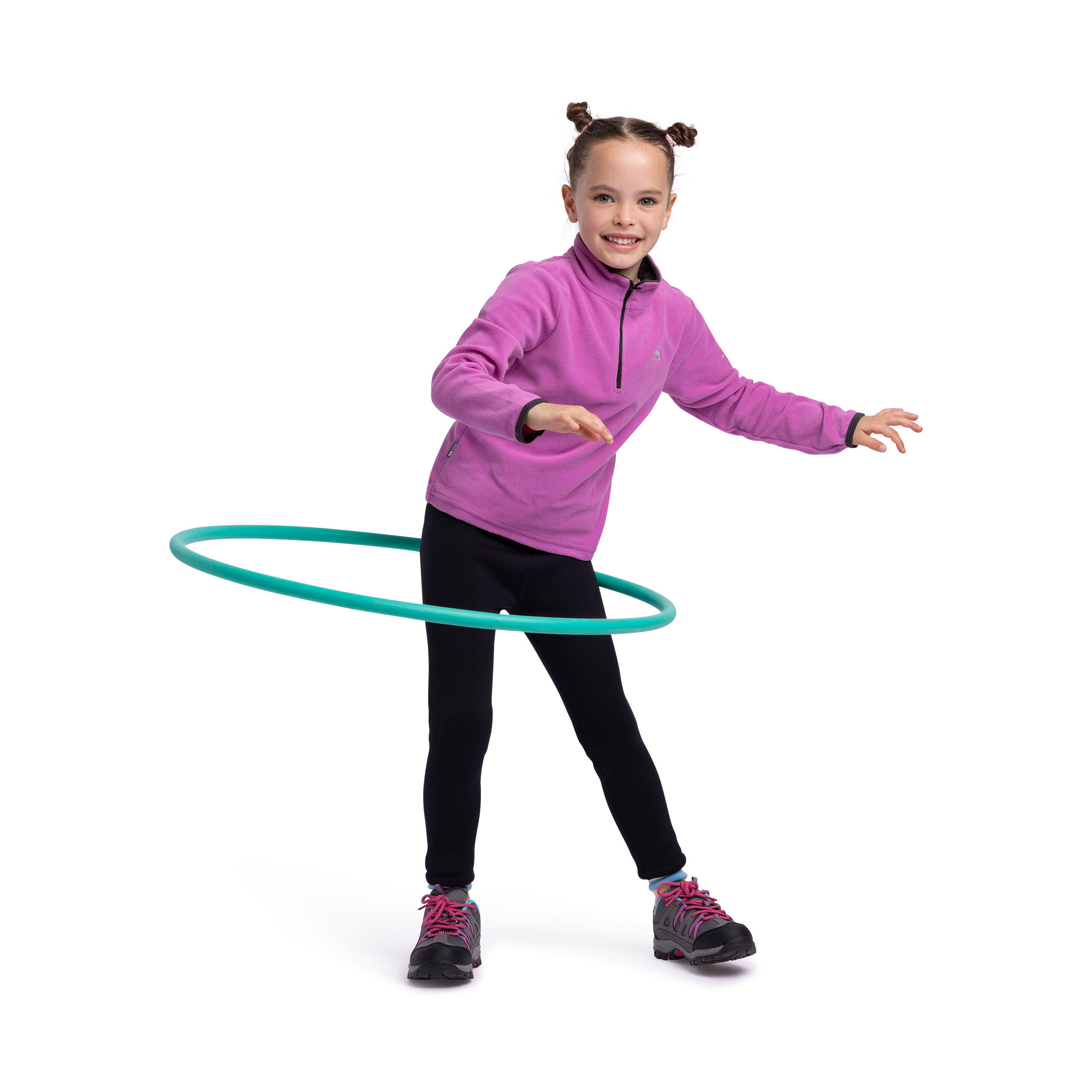 Girls Casual Pullover Soft Touch Microfleece 1/2 Zip Fleece Top - Sybil ...
