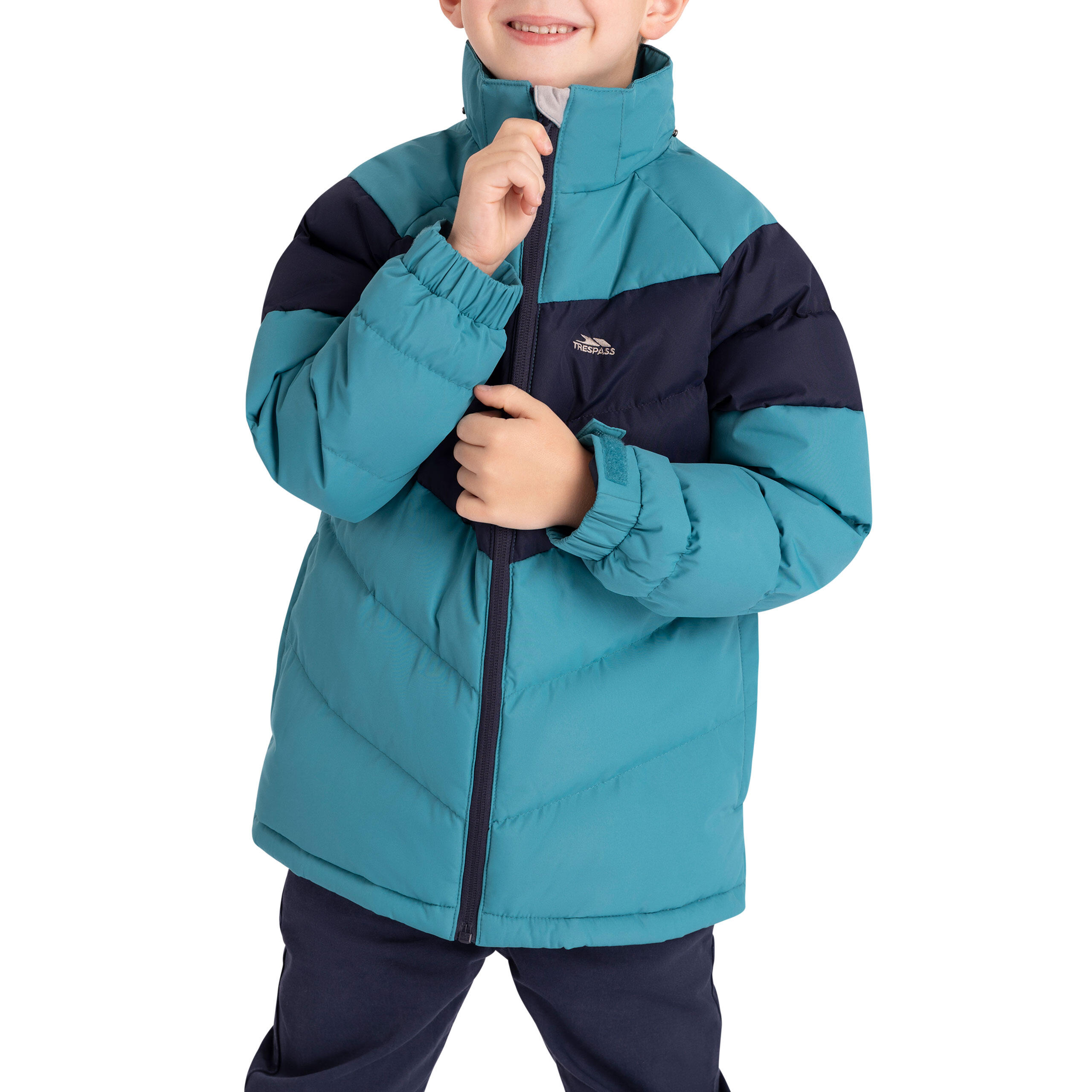 Unisex Kids Padded Detachable Hood Waterproof Casual Jacket - Aldery ...