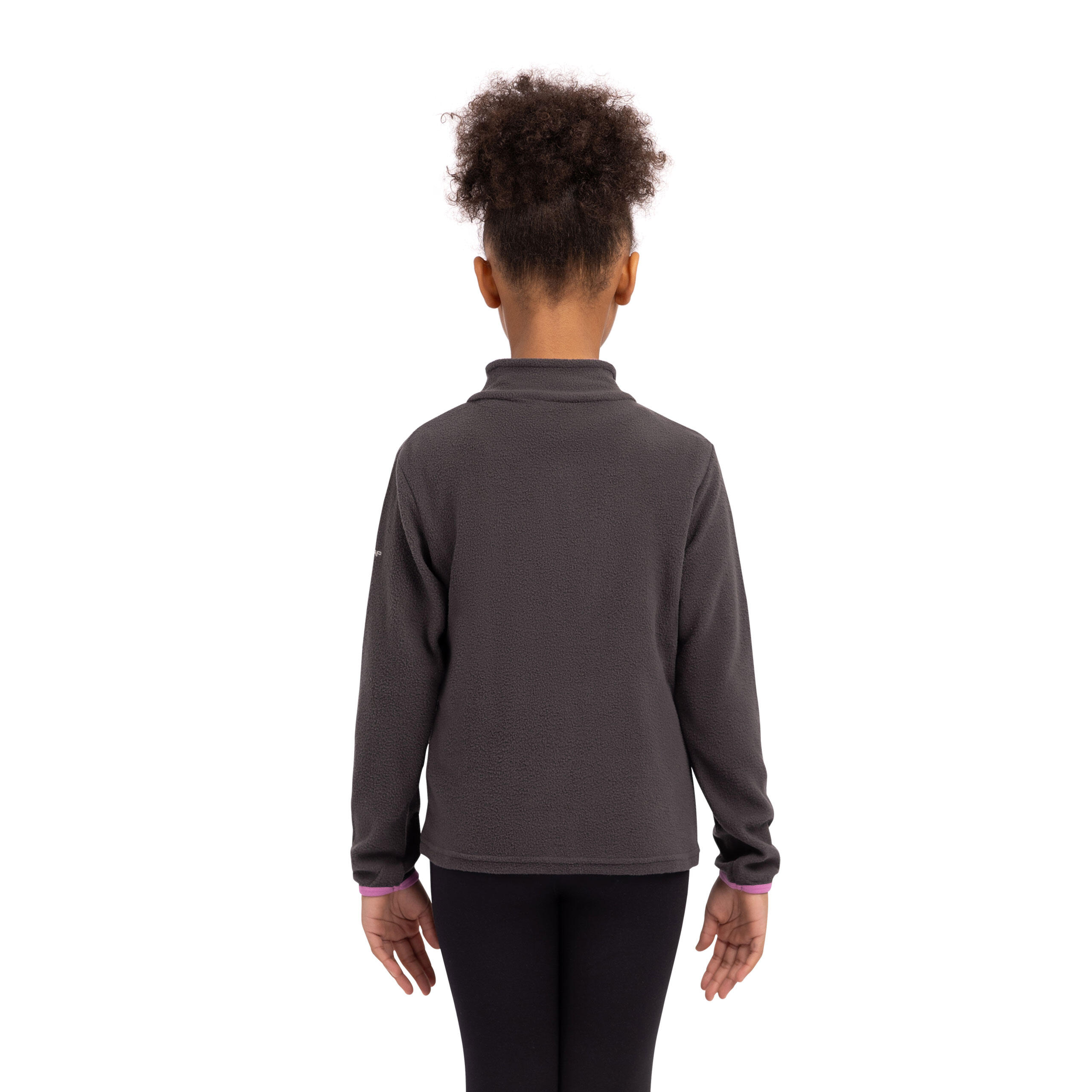 Girls 1/2 Zip Contrast Colour Fleece Top - Sybil | Decathlon