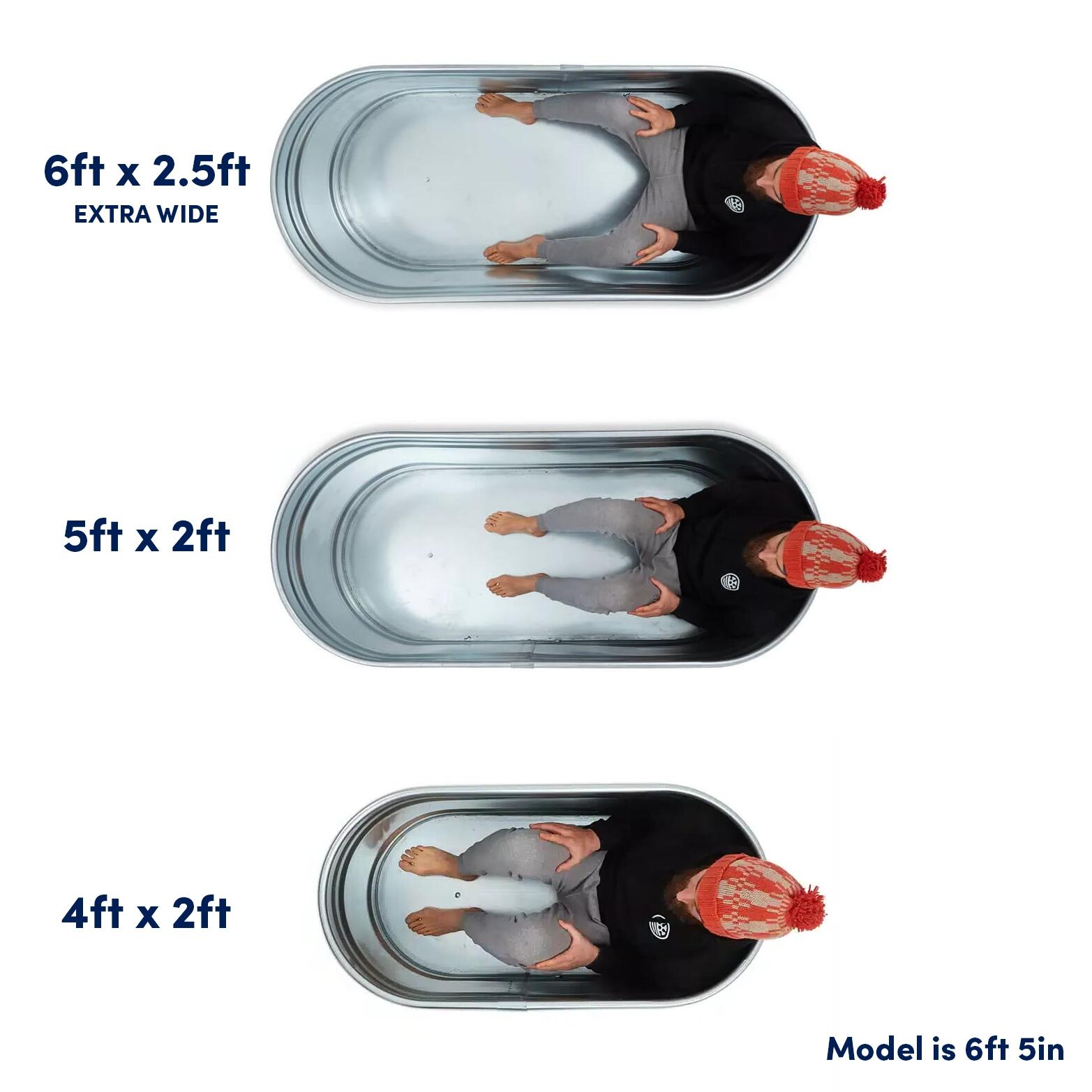 Steel Ice Bath - 6ft Stock Tank Extra Wide | Decathlon