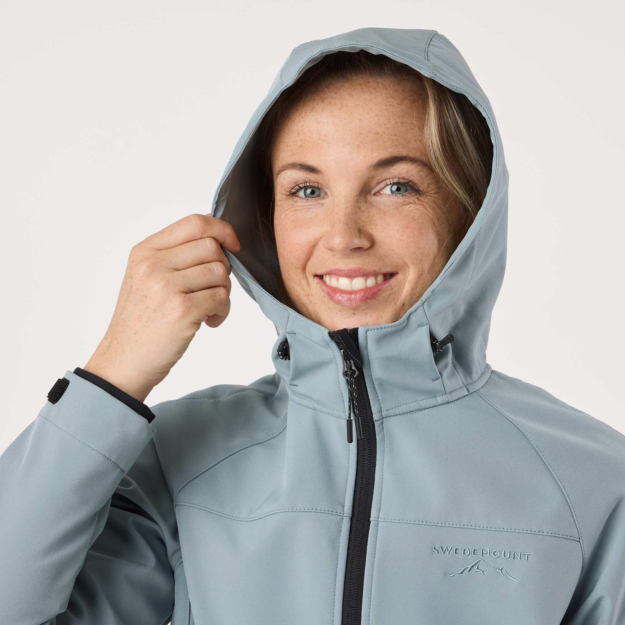 Dames hiking softshell jas waterdicht ademend Stryn Softshell | Decathlon