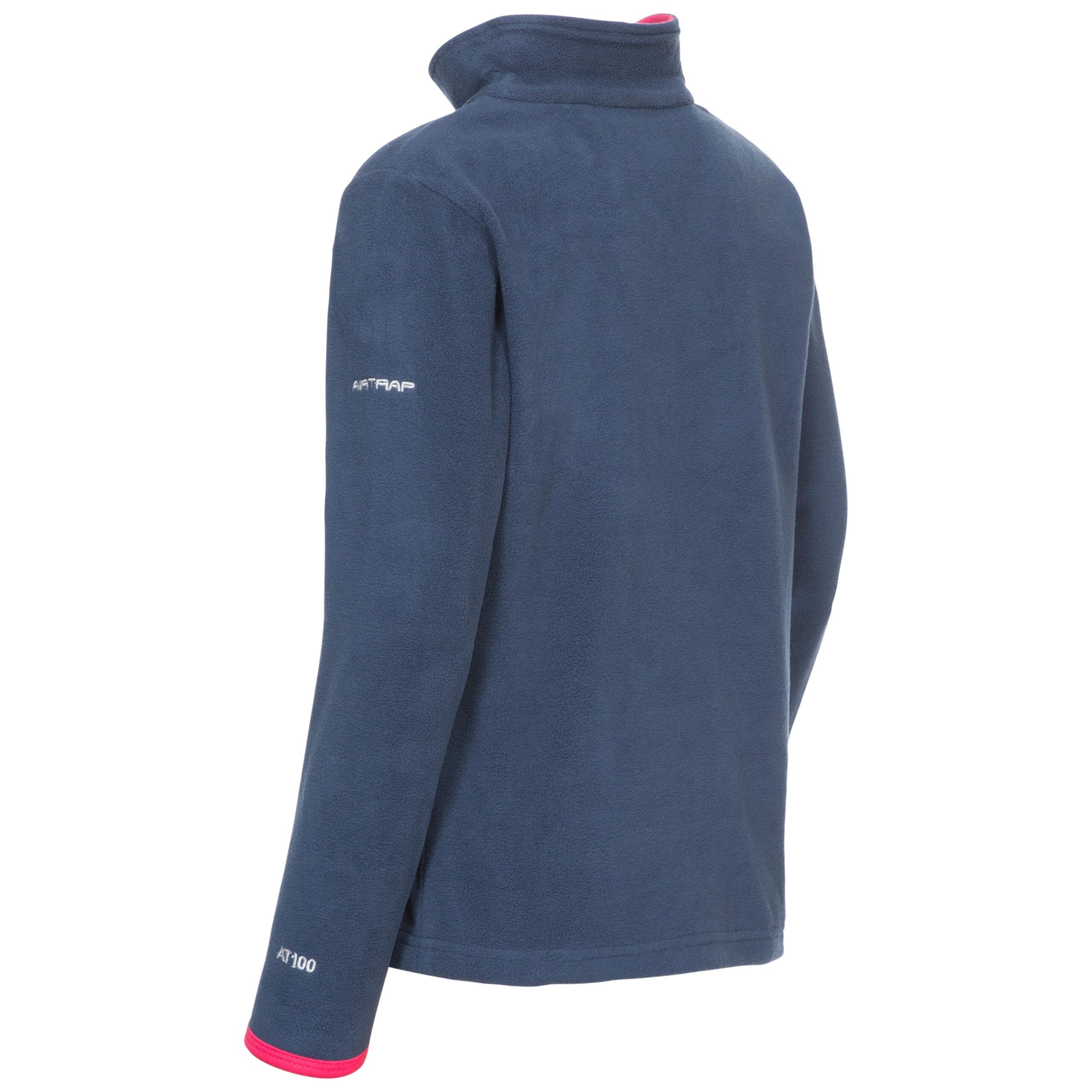 Girls 1/2 Zip Contrast Colour Fleece Top - Sybil | Decathlon