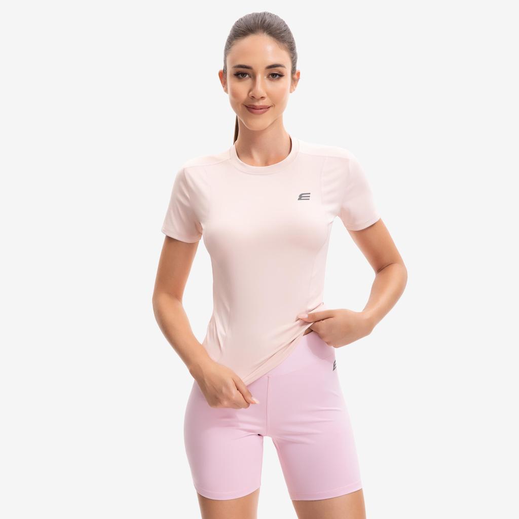 ELGINI E16403 Women's Moisture-Wicking Slim-Fit Training Shirt S-XXL