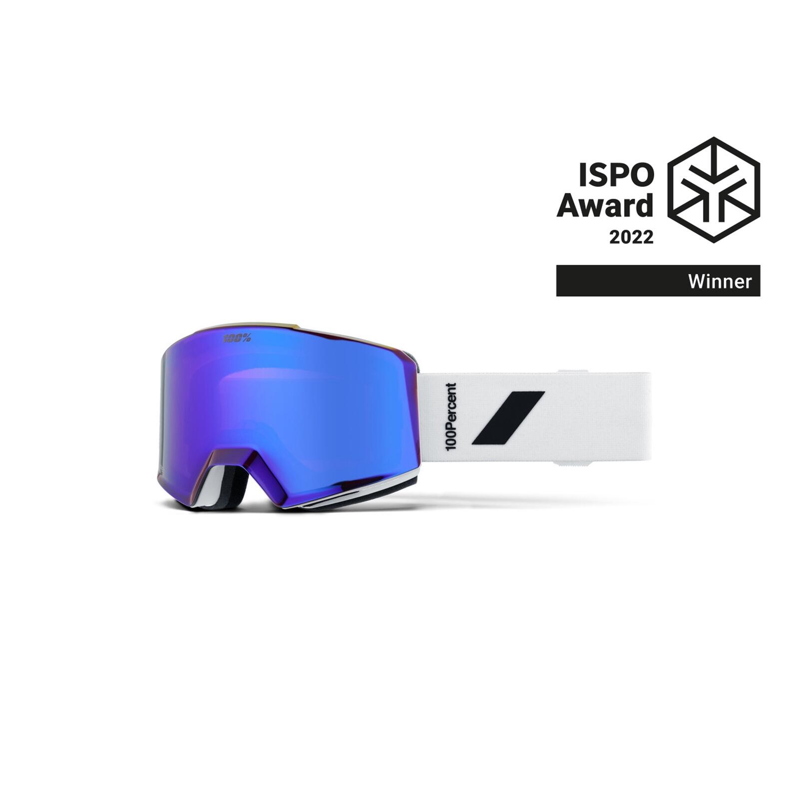 Skibrille Snow Goggle NORG HiPER, Violet ML Mirror 100PERCENT | Decathlon