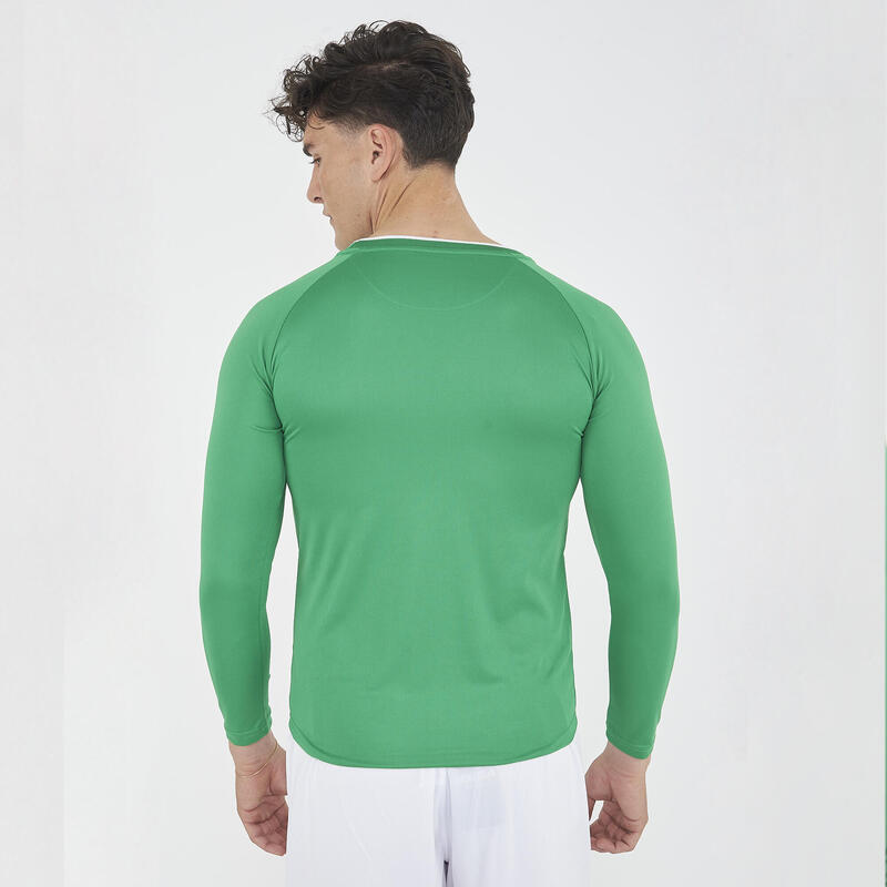 LEGEA - Barbati Running Tricou Traspirant Taipei ML Alb-Rosu | Decathlon