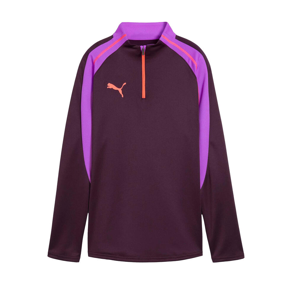 Mens Individual Blaze Quarter Zip Top (Purple) PUMA | Decathlon