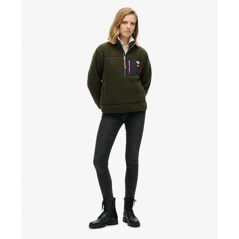 Vintage women's retro 1/2 zip fleece Superdry | Decathlon