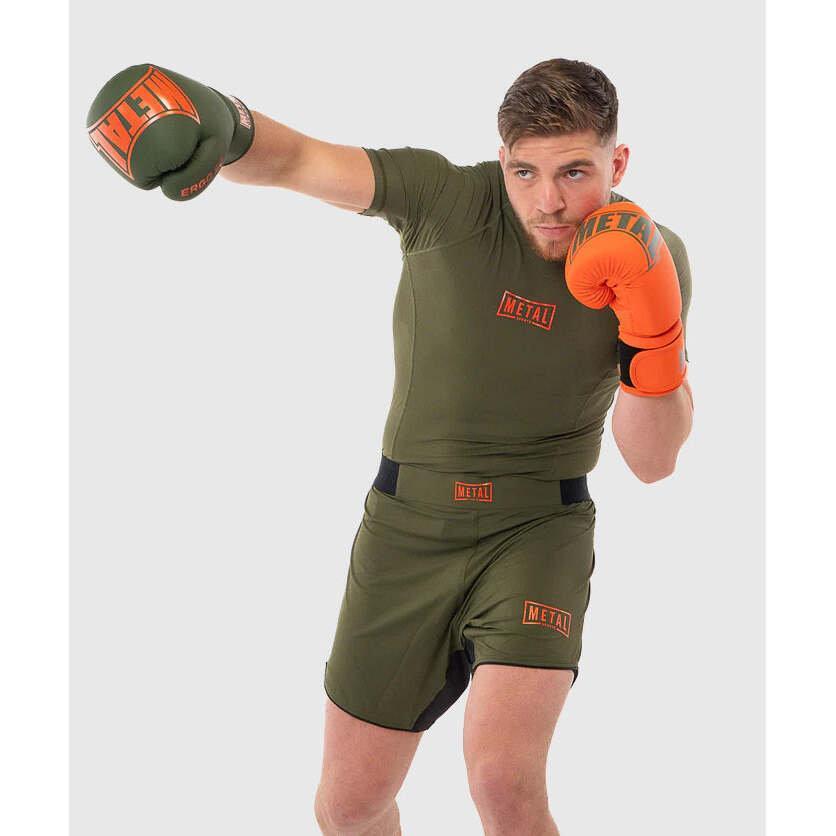 Short MMA Metal Boxe Olive M | Decathlon