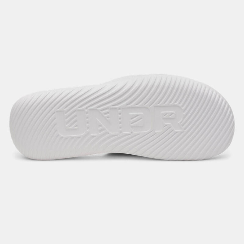Claquette UA Ignite Pro 8 Fixed Strap Under Armour Noir, blanc et vert ...