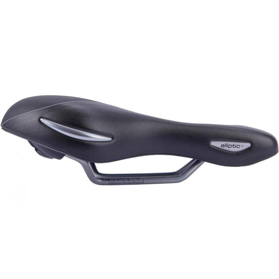 CONTEC Selle unisexe Prima+Gel Trekking 278 x 160 mm noir/argent CON ...