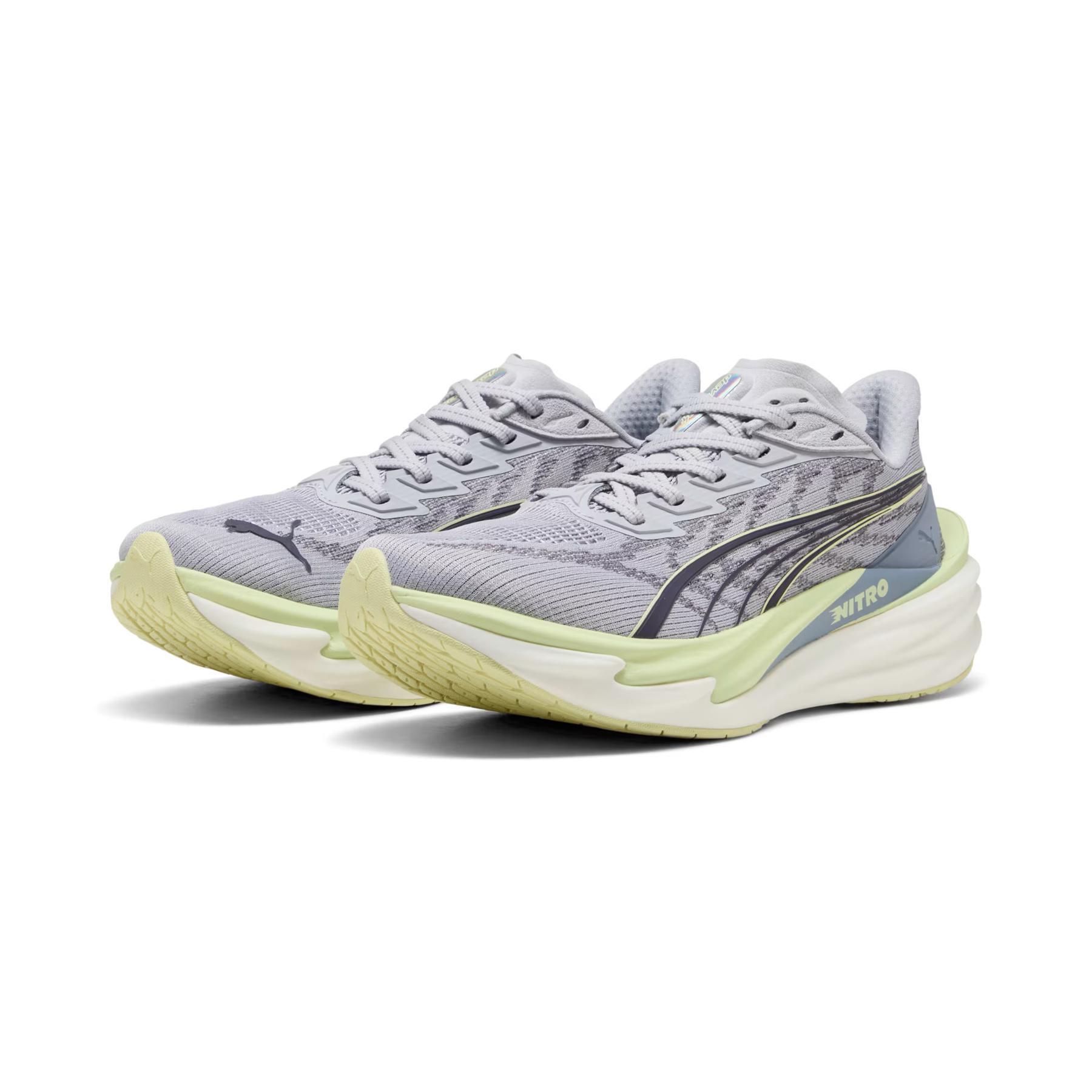 Hardloopschoenen voor dames Puma Deviate Nitro 4 | Decathlon