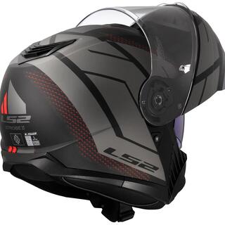 LS2 FF908 Strobe II Code modular helmet M 57-58 cm matt black/grey ...