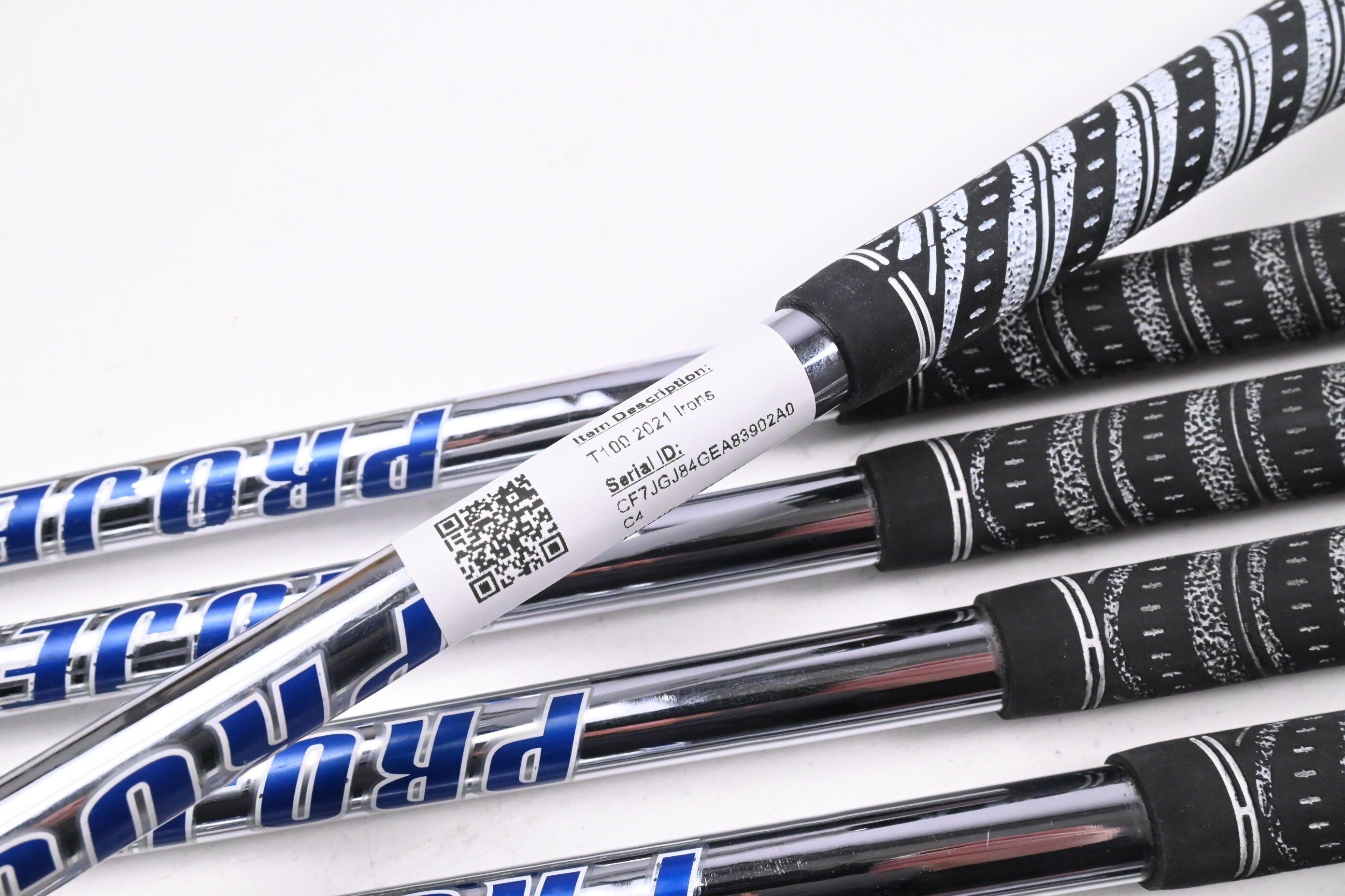 Titleist T100 2021 Irons / 4-PW / Regular Plus Flex Project X LZ 115 ...