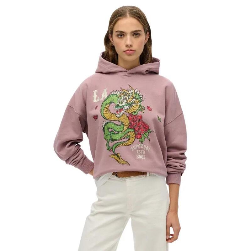 Női kapucnis pulóver Superdry Neo Trad Tattoo SUPERDRY - Decathlon