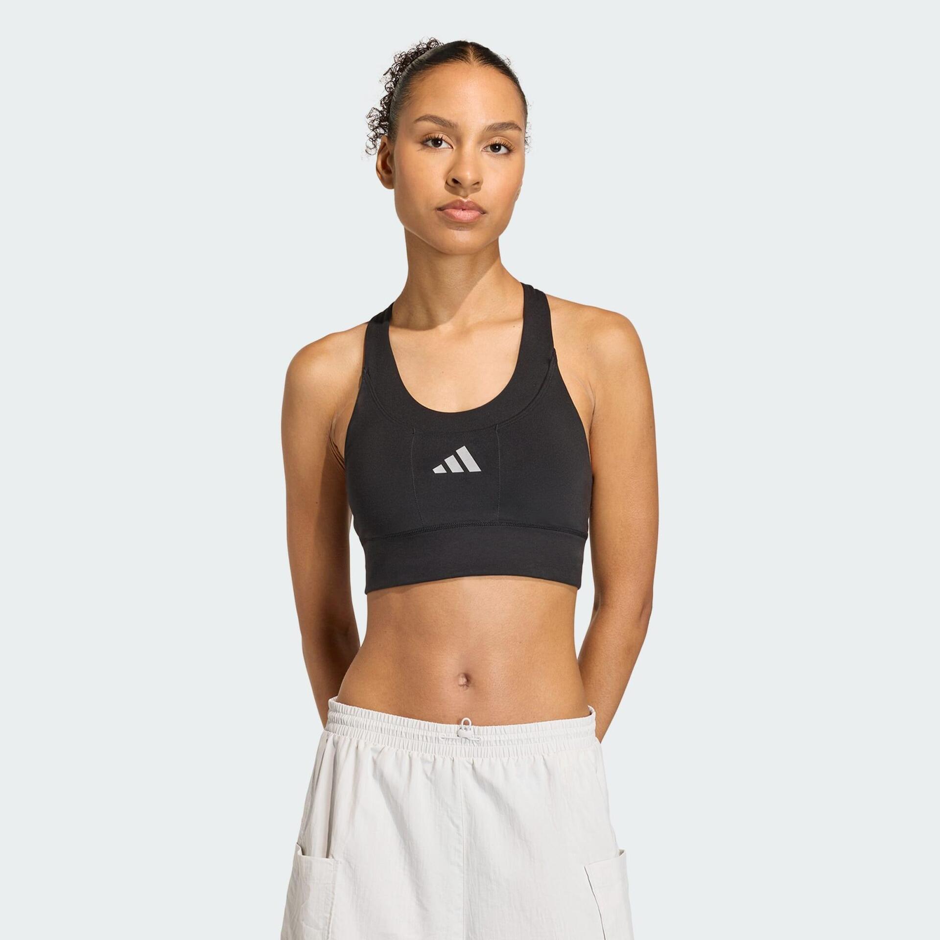 Vrouwenbeha adidas Adi365 Running Pocket Medium Support Bra | Decathlon