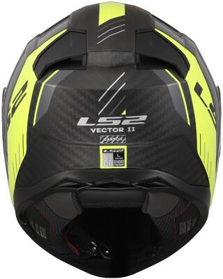 LS2 FF811 Vector II Carbon Grid Integralhelm M (57-58 cm) matt schwarz ...