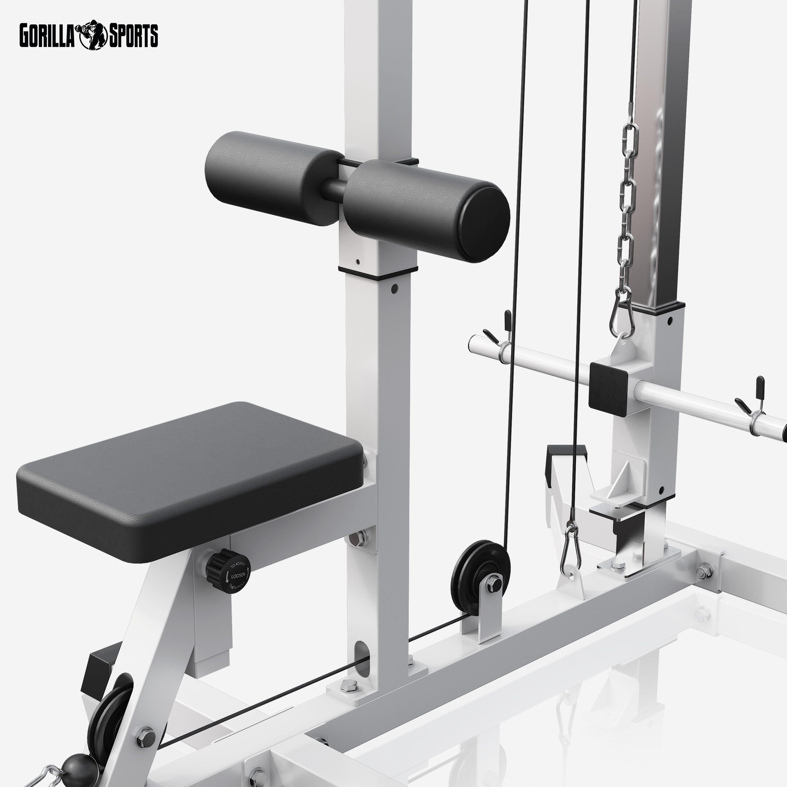Station Tirage Musculation - LAT Pulldown Machine, Musculation Dos ...