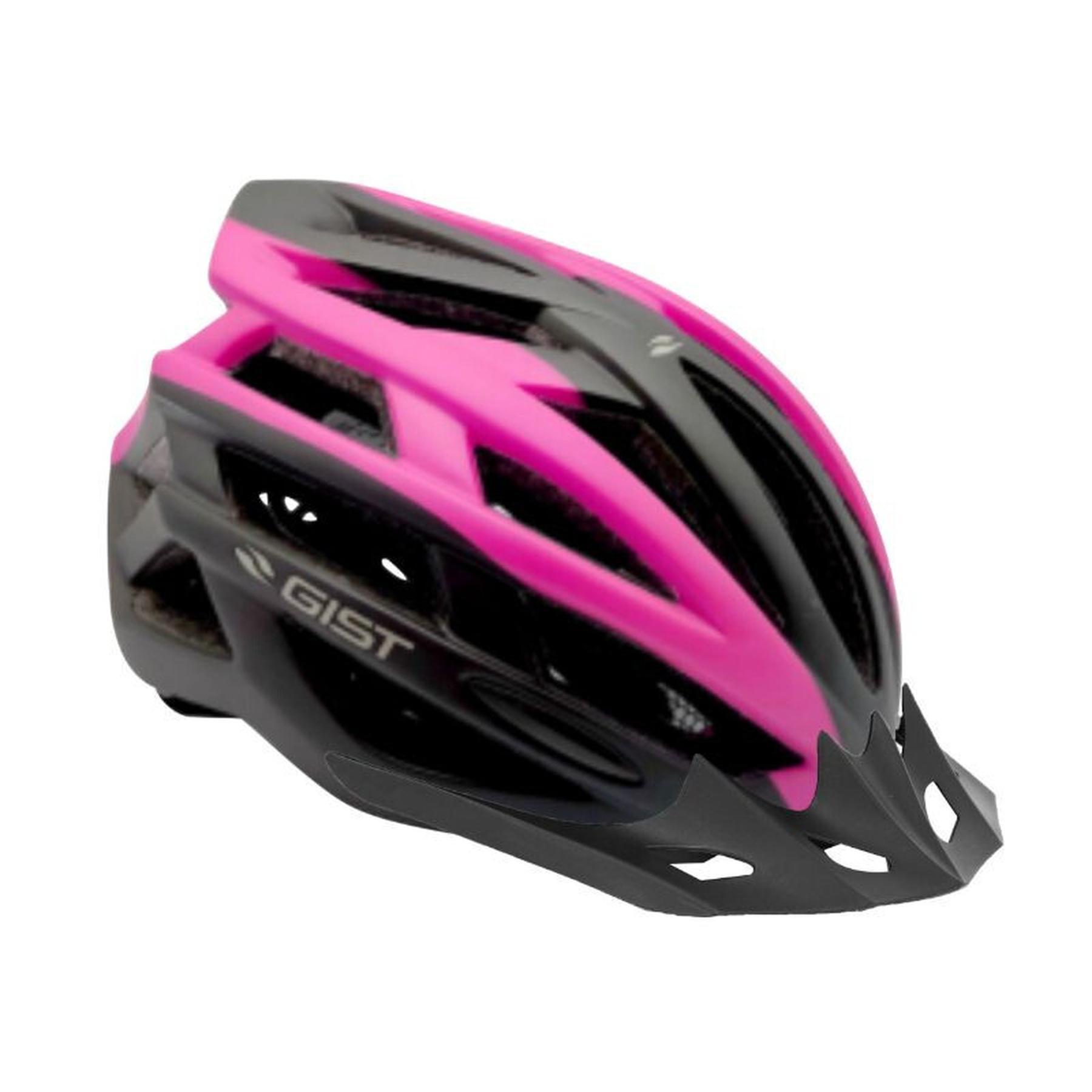 Fahrradhelm mit Rädcheneinstellung - integrierte Beleuchtung Gist E ...