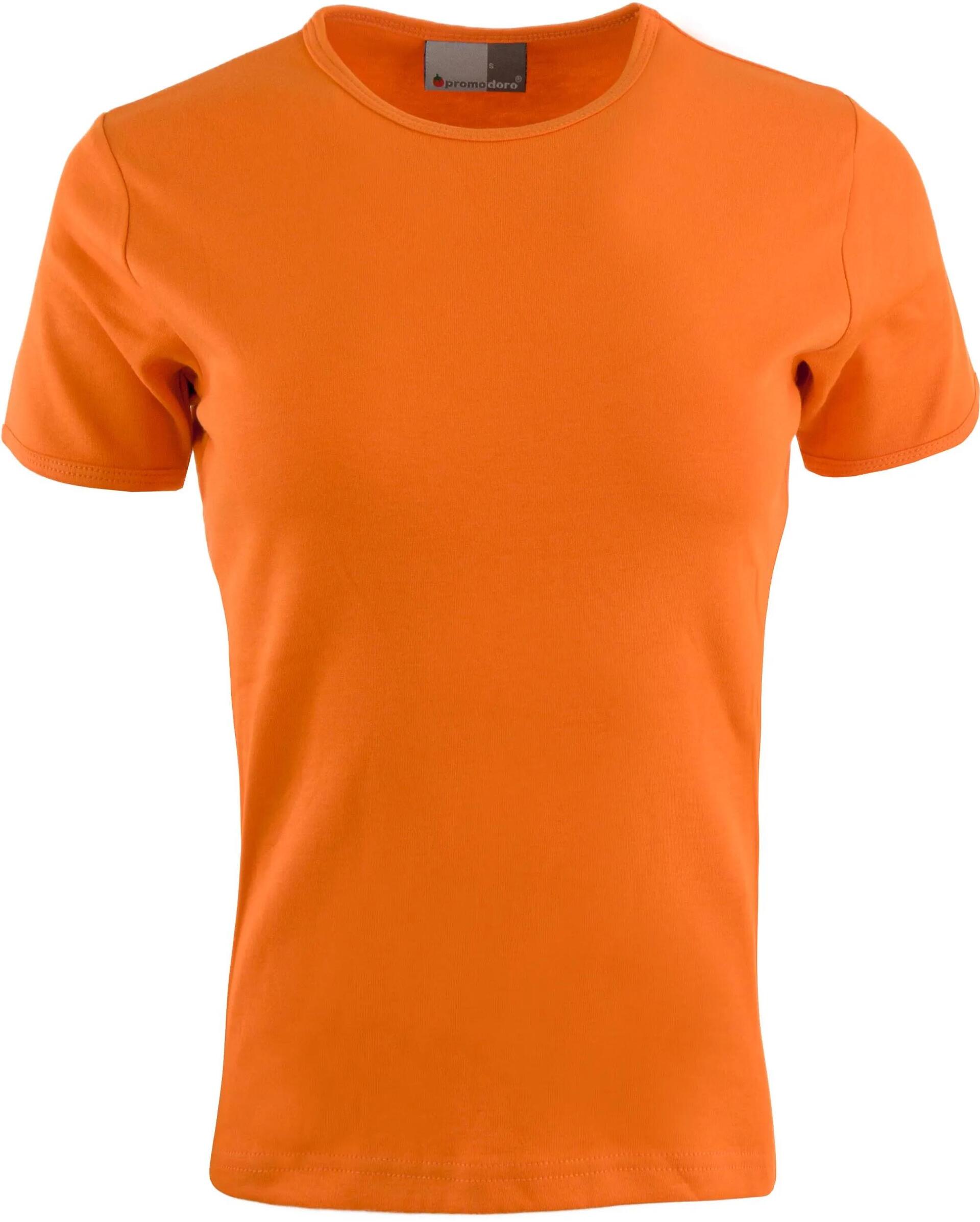 Promodoro Interlock Damen-T-Shirt, kurzarm, Orange | Decathlon