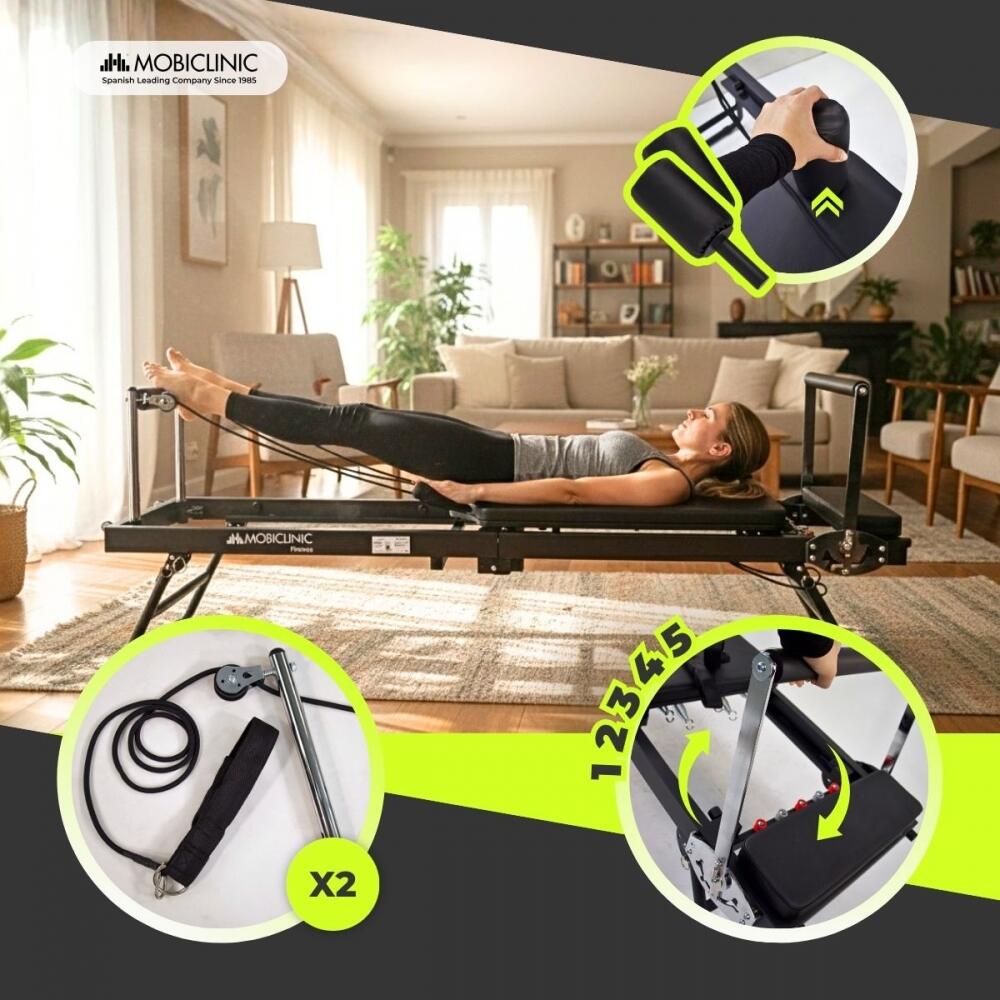 Appareil Pilates Reformer Pliable et compact Tapis antidérapants ...
