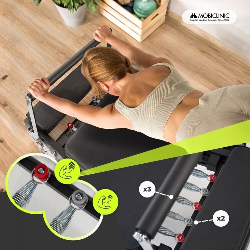 Appareil Pilates Reformer Pliable et compact Tapis antidérapants ...