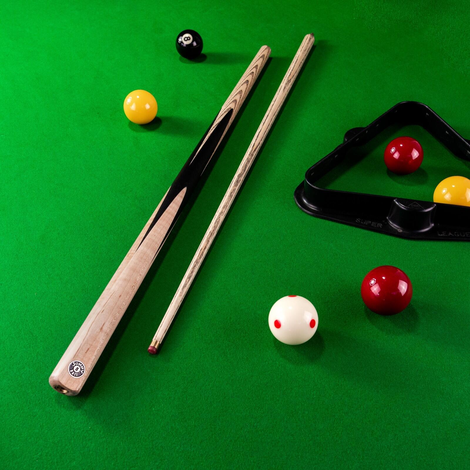Jonny 8 Ball Jupiter 57 Inch 2 Piece Centre Joint English Pool Cue 8 ...