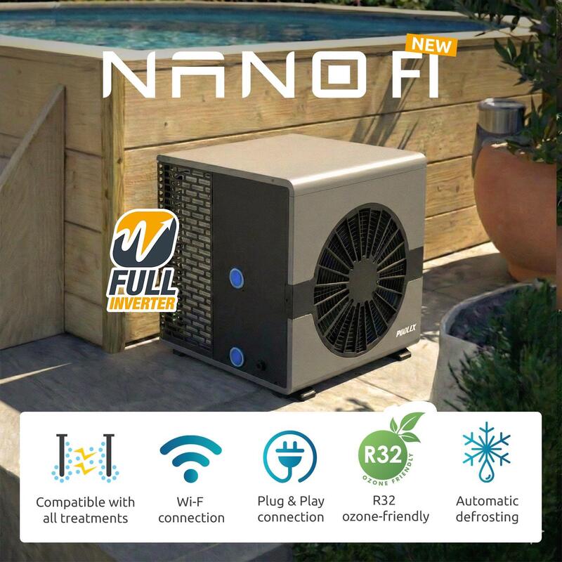 POOLEX - Nano FI 3 kW Full Inverter – Pompă de căldură conectată pentru ...