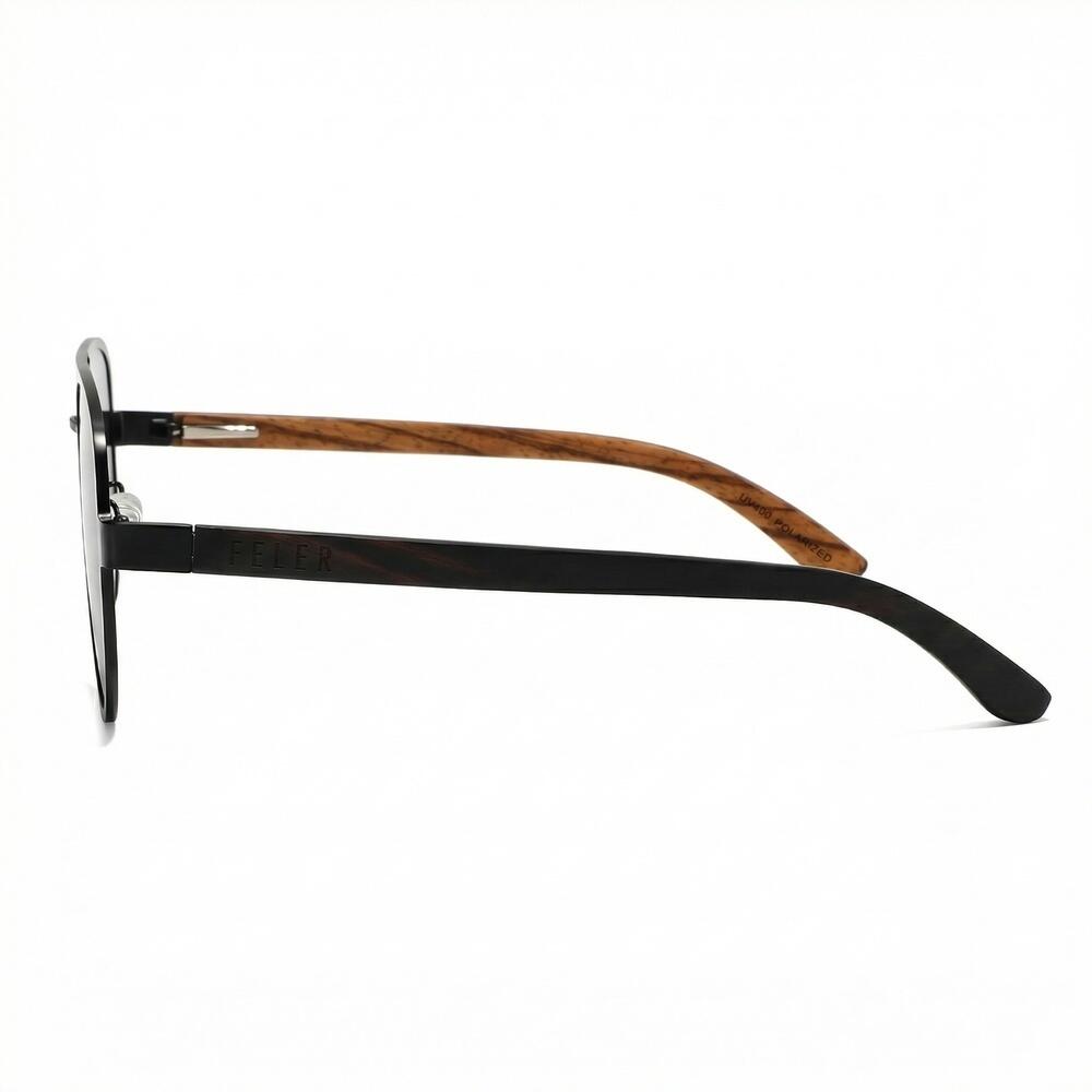 Lunettes de soleil en bois Feler 2803-11 unisexe, taille 54 mm FELER ...