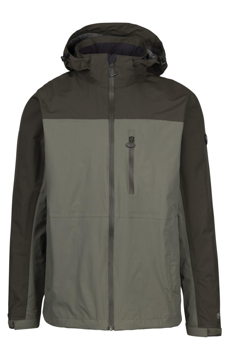 Trespass Curbridge Men's Water-Repellent Rain Jacket with Detachable ...
