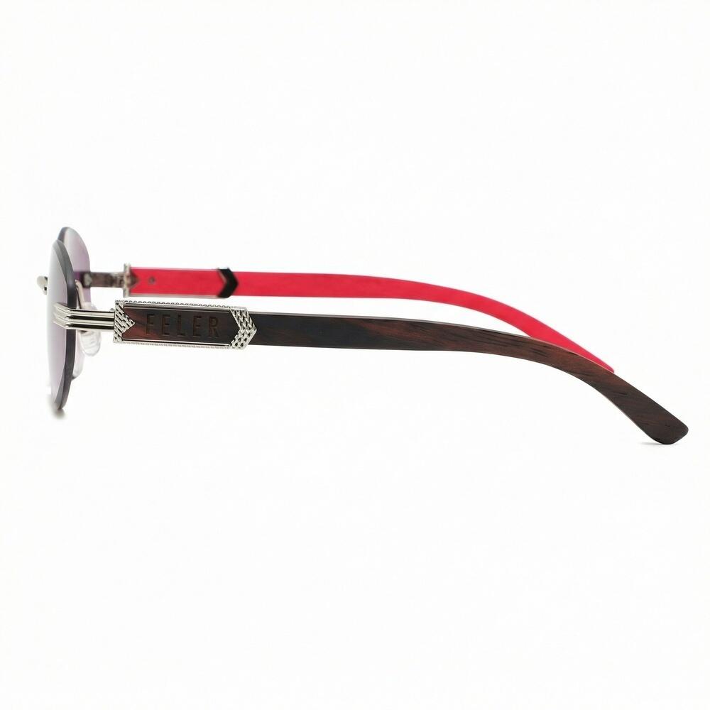 Lunettes de soleil en bois Feler 2820-11 unisexe, taille 51 mm FELER ...