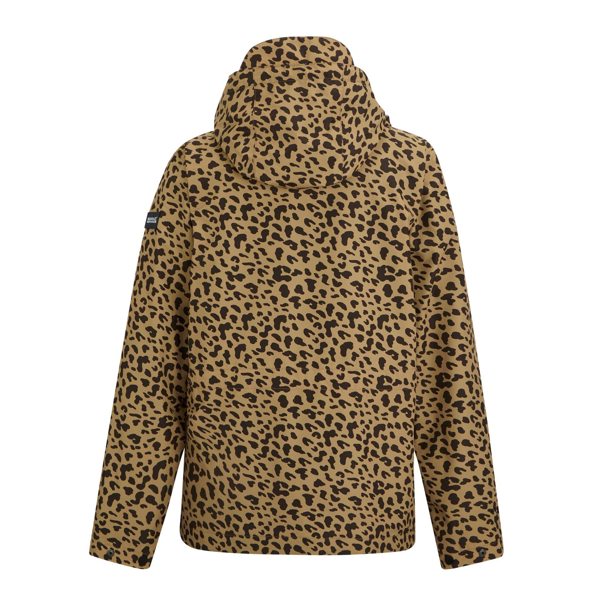 Womens/Ladies Bayletta Leopard Print Waterproof Jacket (Multicoloured ...