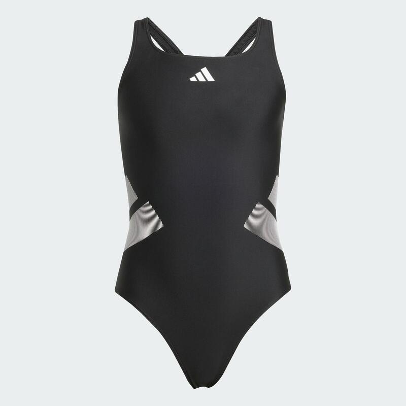 Egyberészes lány fürdőruha adidas Logo C-Back ADIDAS - Decathlon