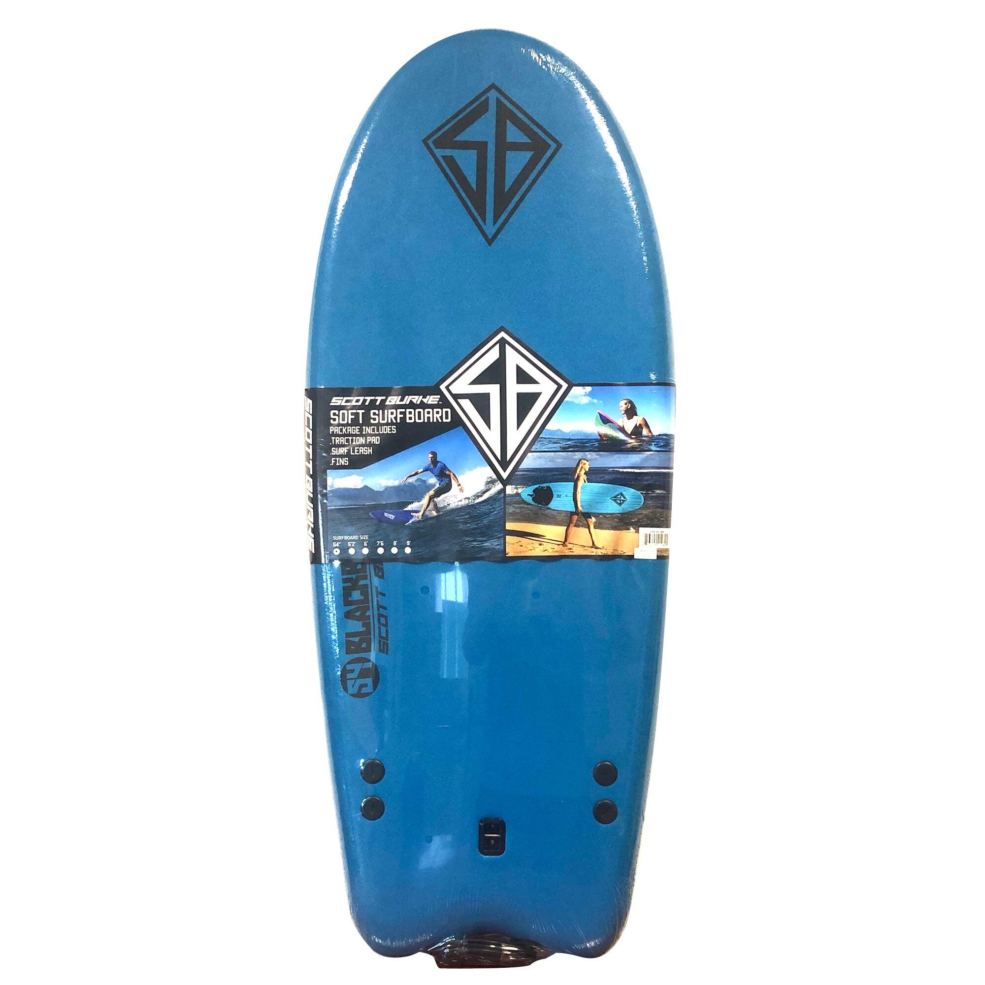 CBC - Planche de surf en mousse - Softboard Black Ball - 54 inch Fish ...