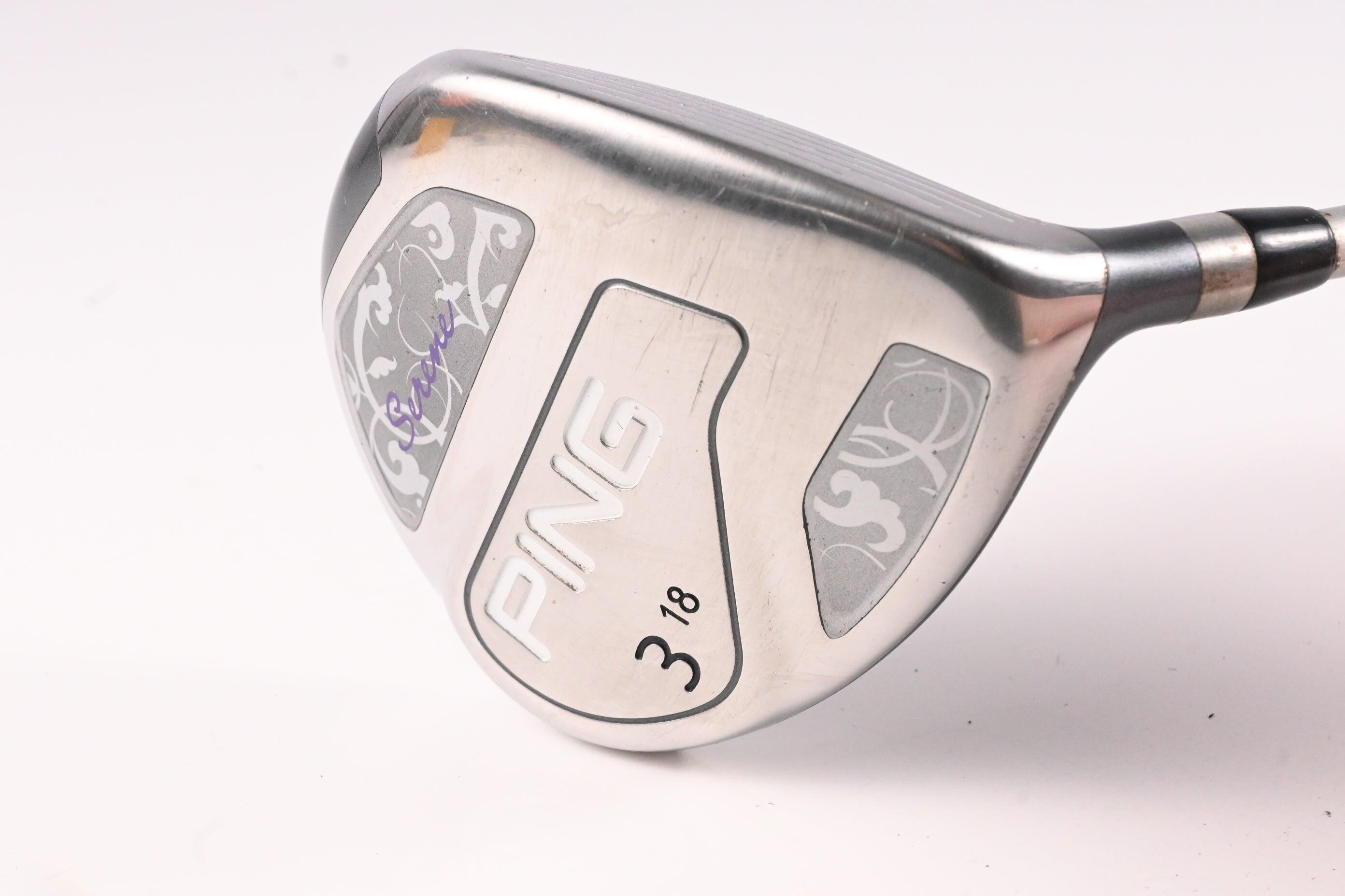 Ladies Ping Serene #3 Wood / 18 Degree / Ladies Flex Ping ULT 210 Shaft ...