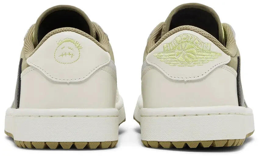 Jordan 1 Retro Low Golf Travis Scott Neutral Olive | Decathlon