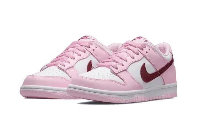 Nike Dunk Low Pink Foam Red White (GS) | Decathlon