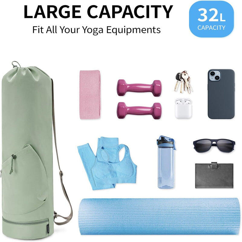 Black Professional Yoga Mat Carrying Bag